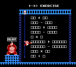 小金刚算术 Donkey Kong Jr. Math | 一起玩红白机